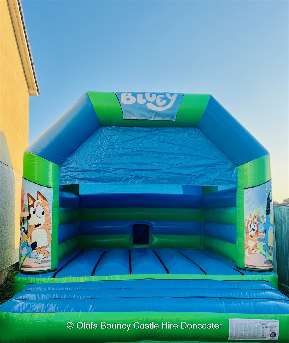 Bluey Large/Adult Sized Bouncy Castle For Hire In Doncaster, Rotherham