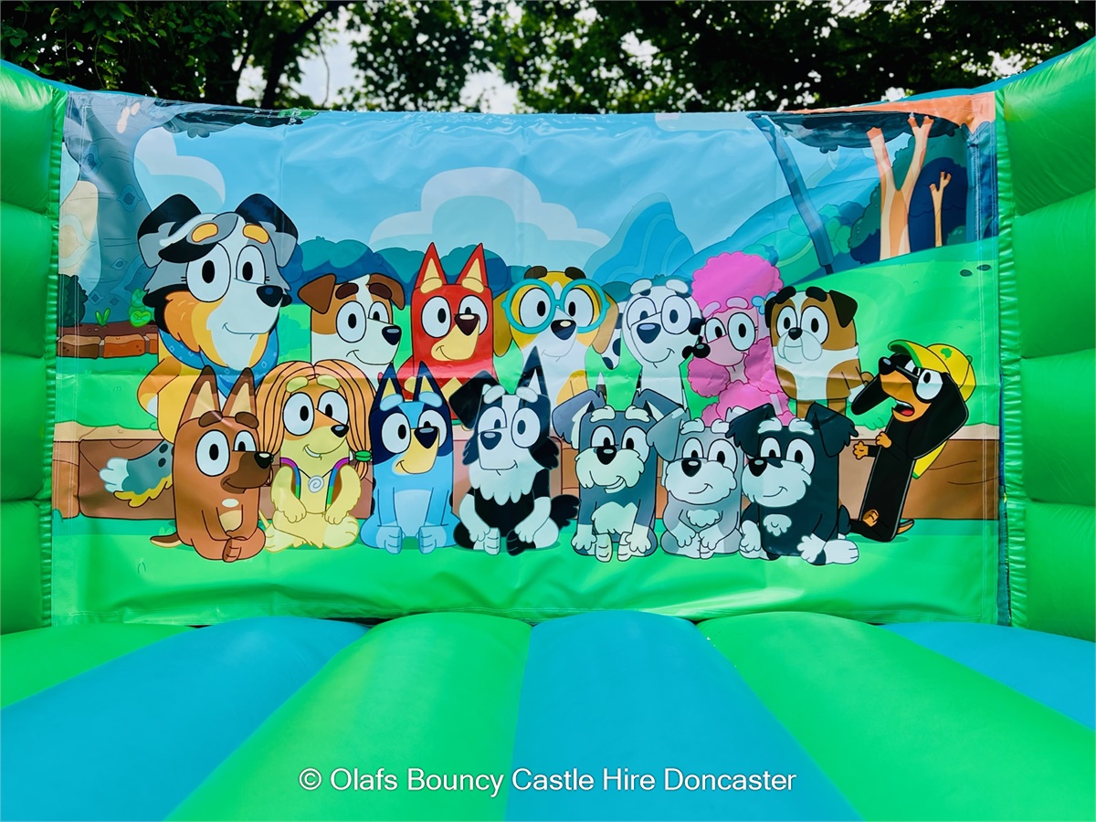 Indoor Bluey Bouncy Castle Hire In Doncaster, Rotherham, Sheffield