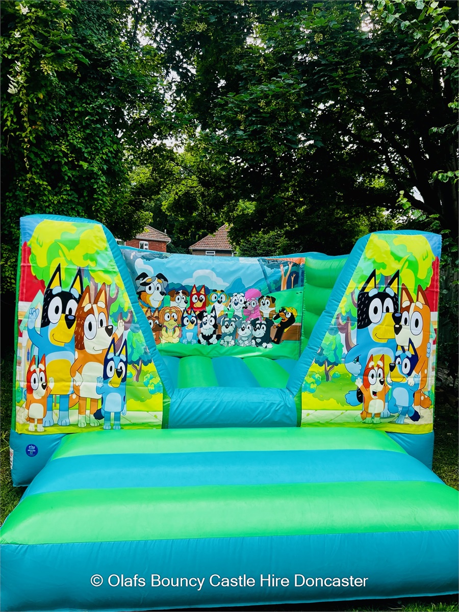 Indoor Bluey Bouncy Castle Hire In Doncaster, Rotherham, Sheffield