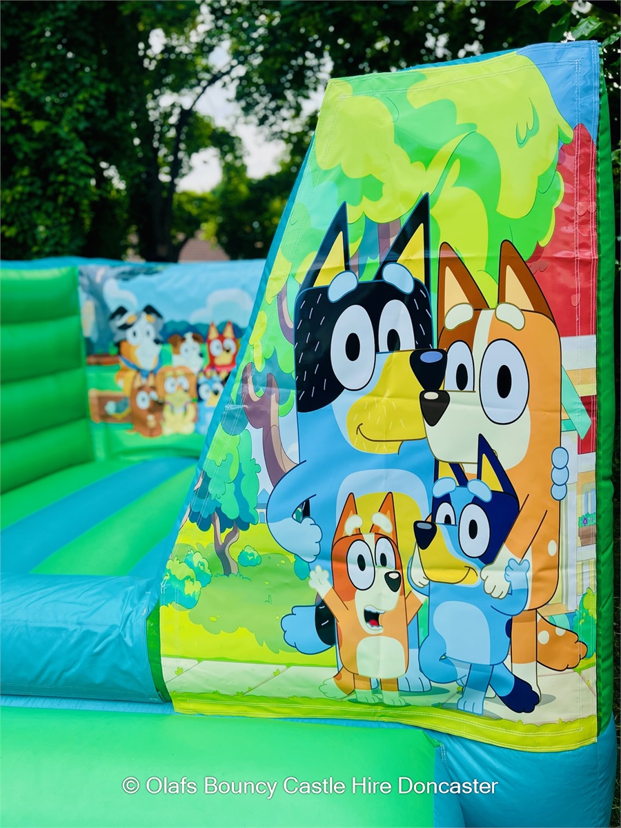 Indoor Bluey Bouncy Castle Hire In Doncaster, Rotherham, Sheffield