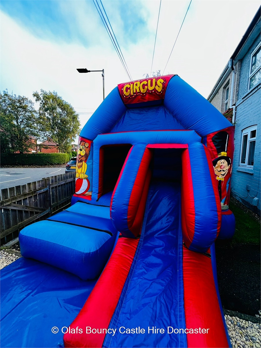 Circus Front Slide & Bounce For Hire In Doncaster, Rotherham,Sheffield