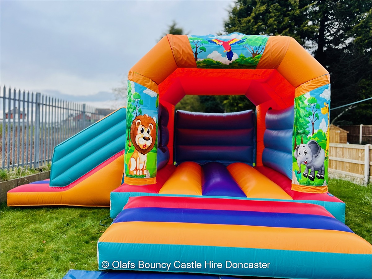 Bouncy Castles with Slides For Hire in Doncaster, Rotherham, Sheffield