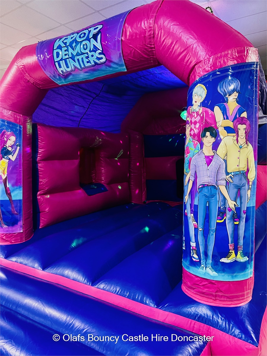K-Pop Demon Hunters Side Slide & Bounce For Hire in Doncaster