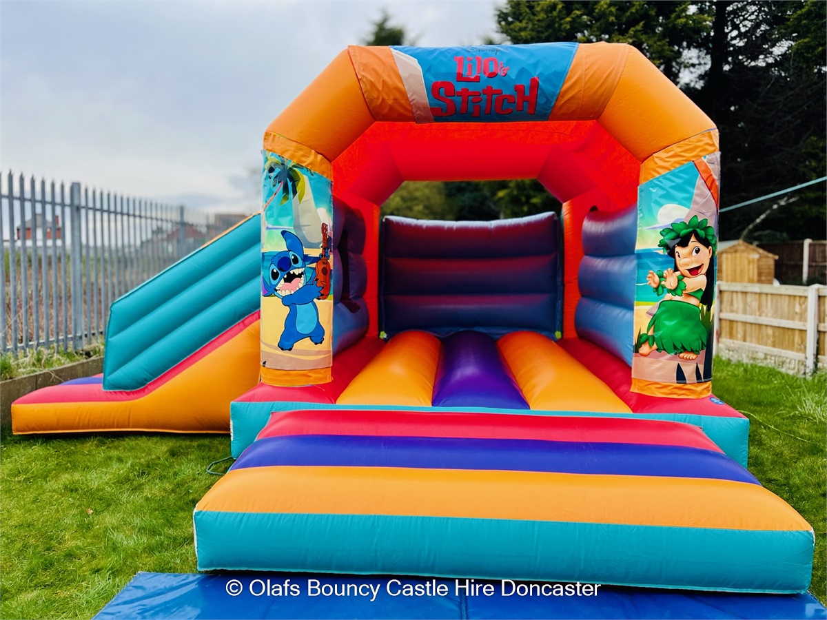 Bouncy Castles with Slides For Hire in Doncaster, Rotherham, Sheffield