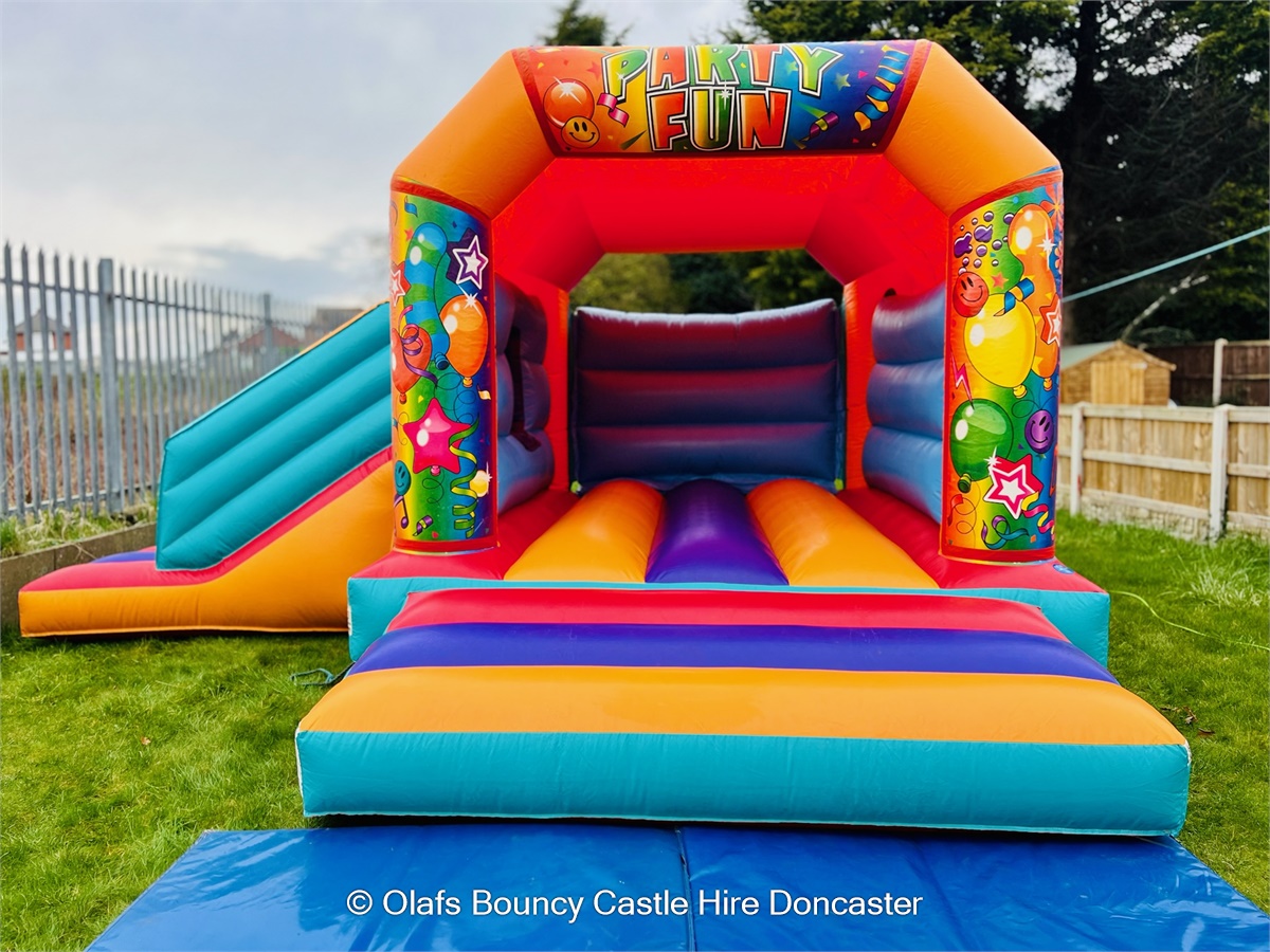 Bouncy Castles with Slides For Hire in Doncaster, Rotherham, Sheffield