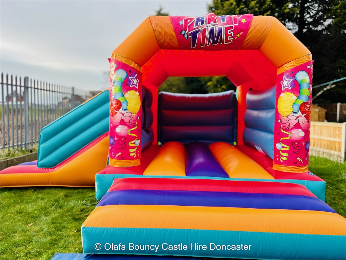 Bouncy Castles with Slides For Hire in Doncaster, Rotherham, Sheffield
