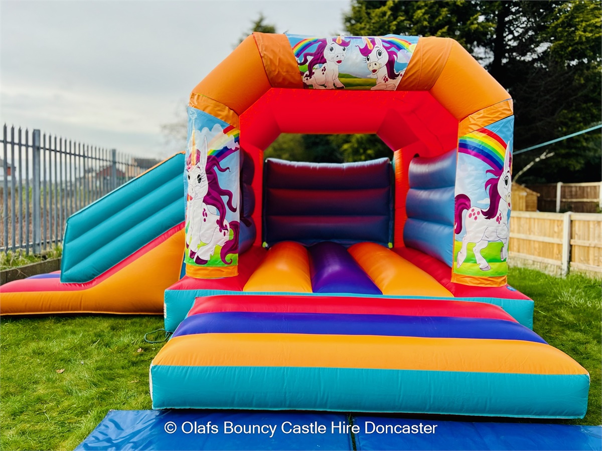 Bouncy Castles with Slides For Hire in Doncaster, Rotherham, Sheffield